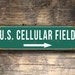 US Cellular Field Sign Vintage Style US Cellular Field Sign - Etsy