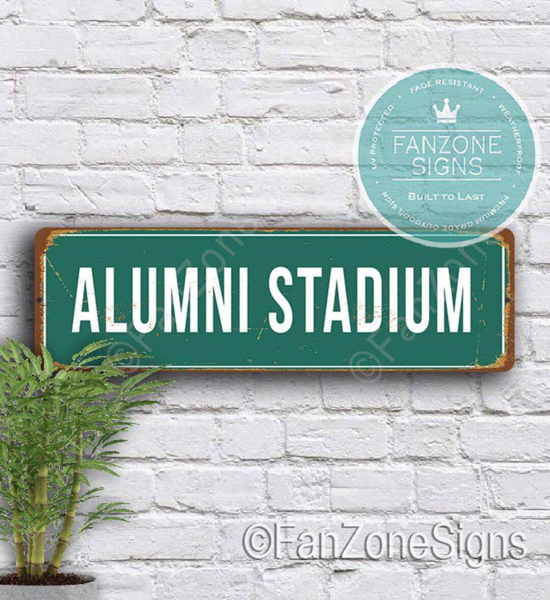 Vintage Style Alumni Stadium Sign: Boston College Eagles Decor - Etsy