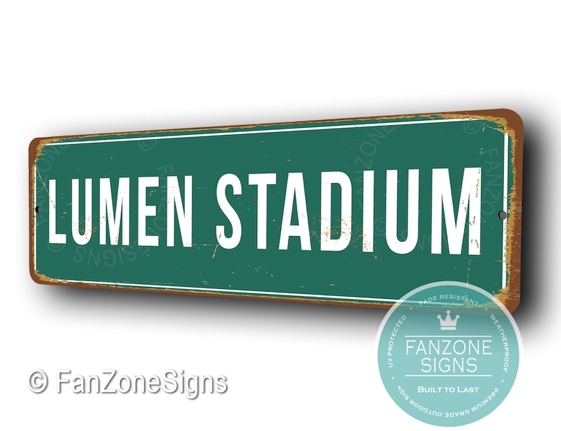 LUMEN STADIUM Signs Vintage Style Lumen Stadium Signs Lumen - Etsy