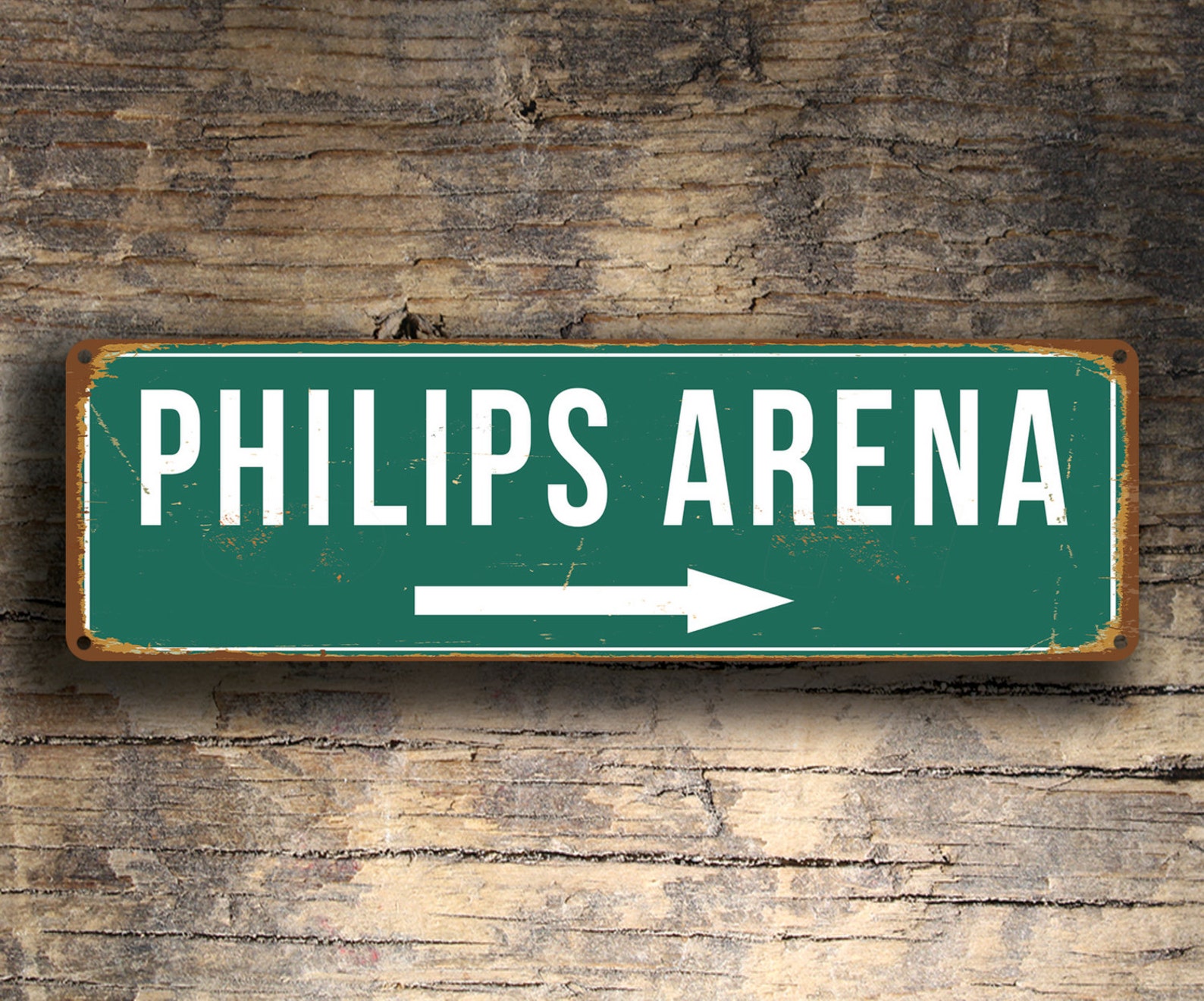 PHILIPS ARENA SIGN Vintage Style Philips Arena Sign Philips - Etsy