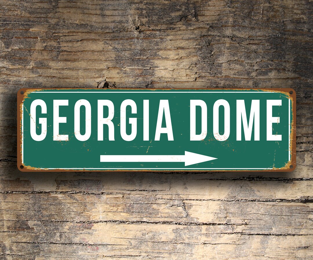Georgia Dome Sign: Vintage Style Atlanta Football Decor - Etsy