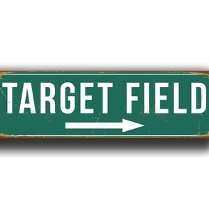 TARGET FIELD SIGN, Vintage Style Target Field Sign, Twins Signs, Home ...