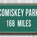 PERSONALIZED WRIGLEY FIELD Distance Sign, Wrigley Field Stadium ...