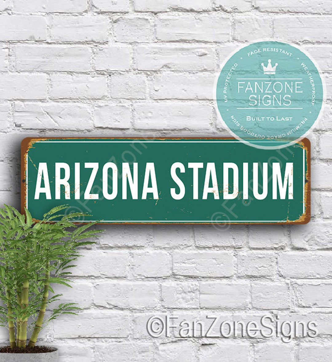 ARIZONA STADIUM Sign, Wildcats Souvenir, Vintage Style Arizona Stadium ...