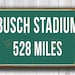 PERSONALIZED WRIGLEY FIELD Distance Sign, Wrigley Field Stadium ...