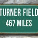 Personalized Turner Field Distance Sign: Atlanta Braves Decor - Etsy