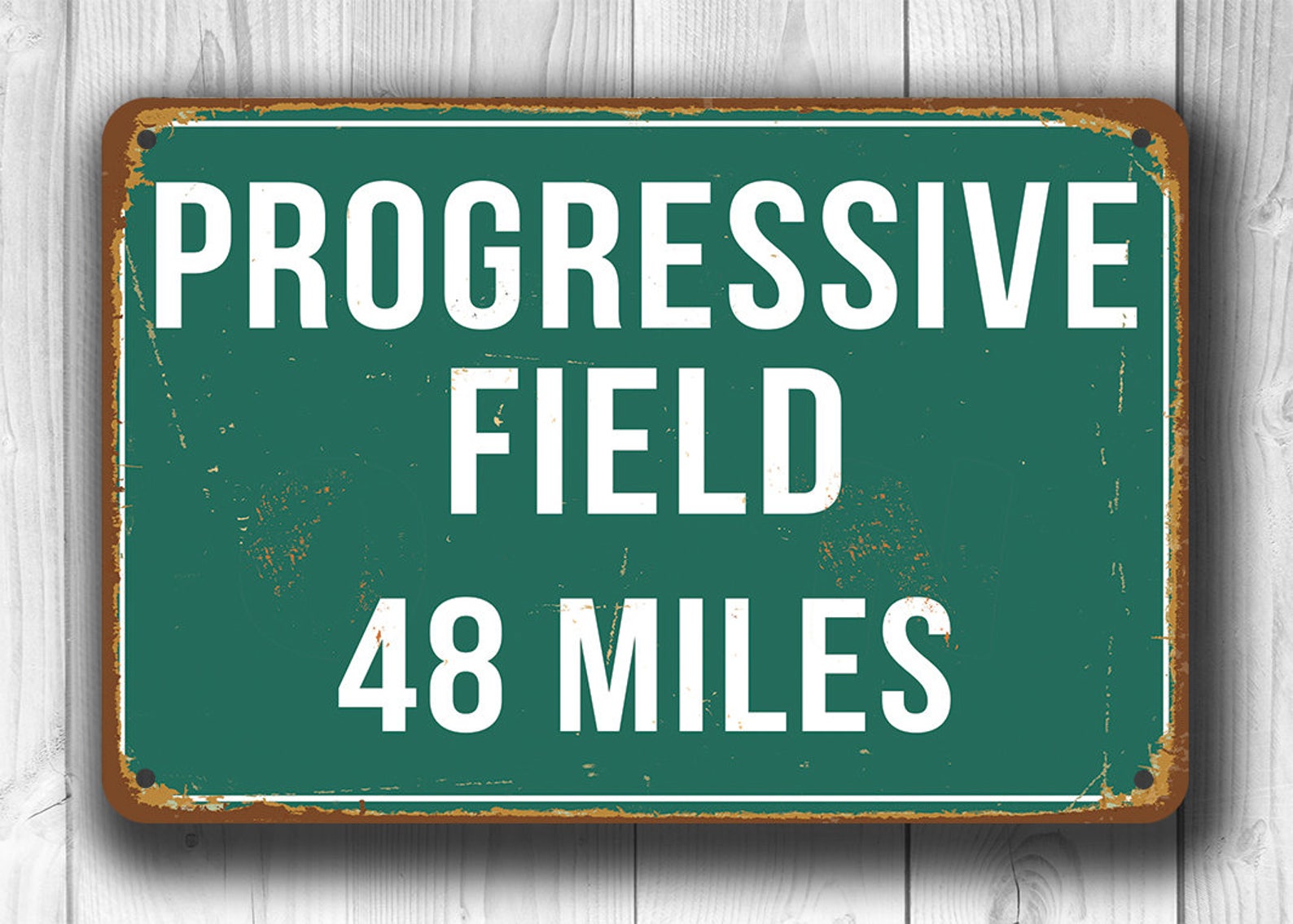 PERSONALIZED PROGRESSIVE FIELD Distance Sign Progressive - Etsy