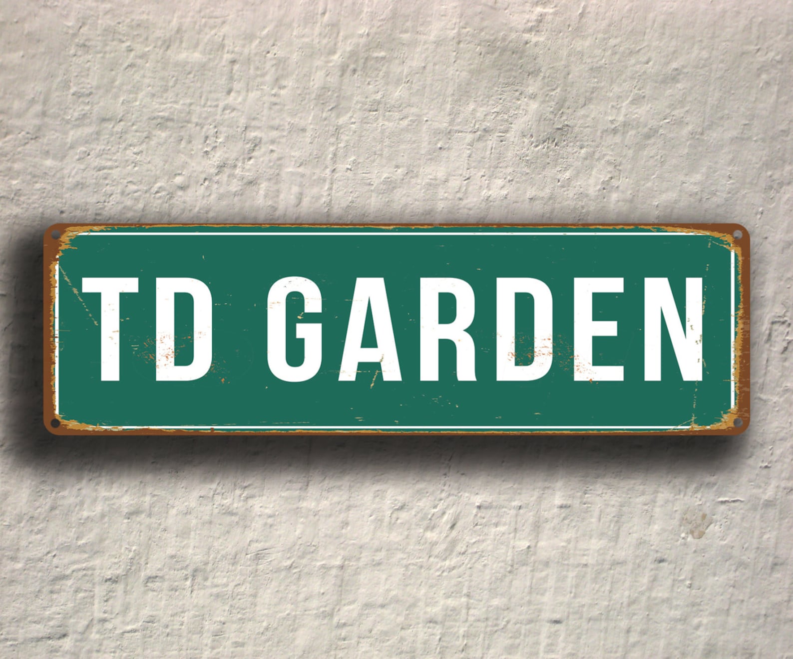 TD Garden Sign Vintage Style TD Garde Sign TD Garde Stadium - Etsy