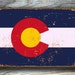 COLORADO STATE FLAG Sign Colorado State Flag Signs Colorado - Etsy