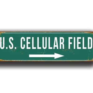 US Cellular Field Sign, Vintage Style US Cellular Field Sign, Home of ...
