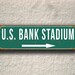 US Bank Stadium Sign, Vintage Style US Bank Stadium Signs, Us Bank ...
