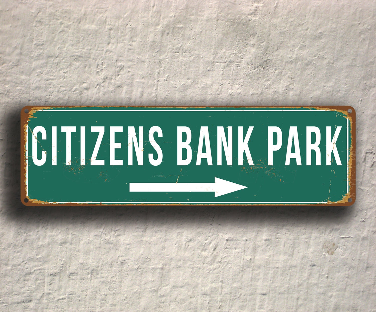 Citizens Bank Park Sign: Vintage Style Phillies Baseball Sign - Etsy