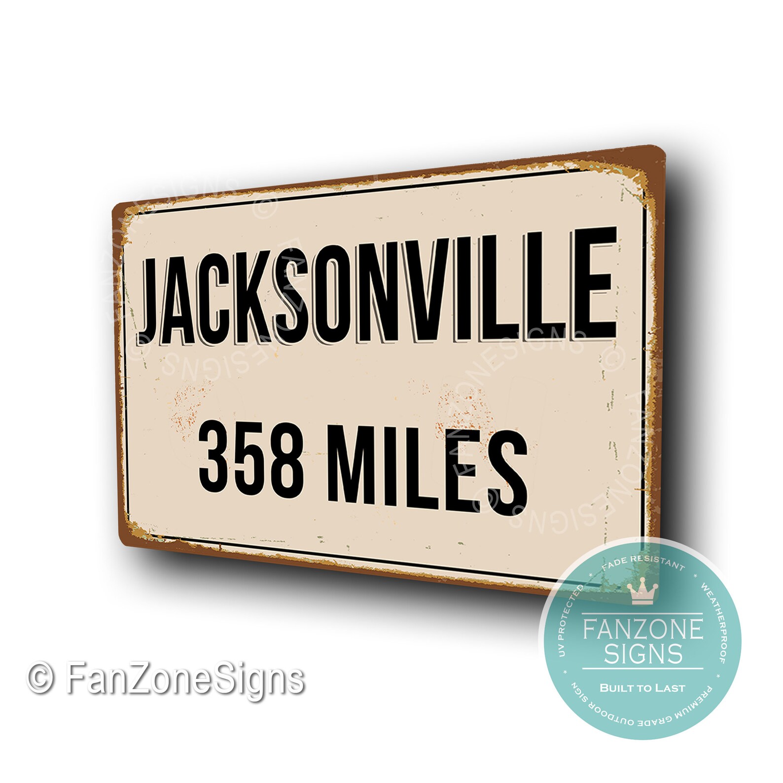 PERSONALIZED JACKSONVILLE CITY Sign Jacksonville City - Etsy