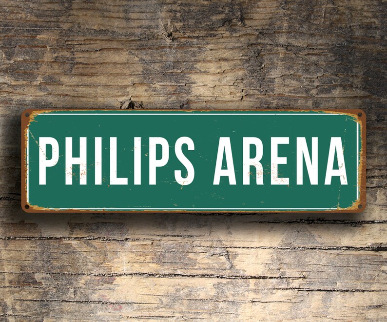 PHILIPS ARENA SIGN Vintage Style Philips Arena Sign Philips - Etsy