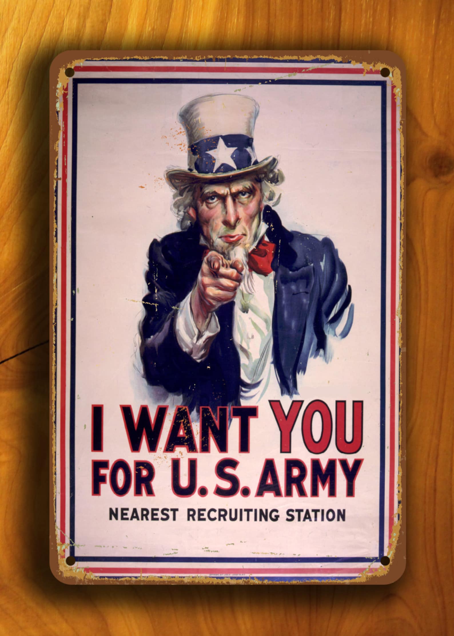 I WANT YOU Sign Vintage Style I Want You for US Army. I Want - Etsy