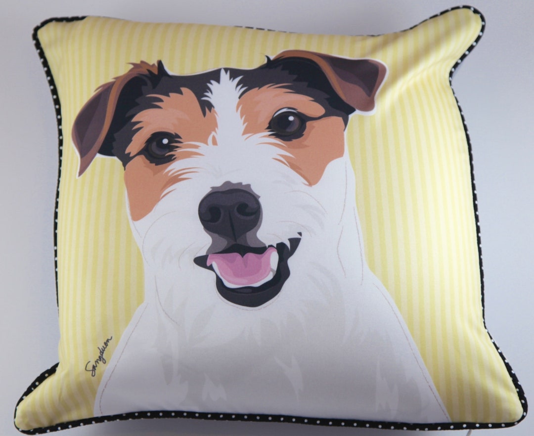 Jack Russel Pillow - Etsy