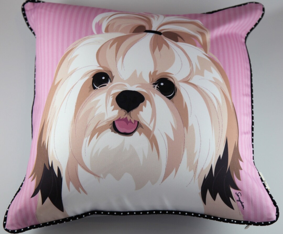 Shih Tzu Pillow - Etsy
