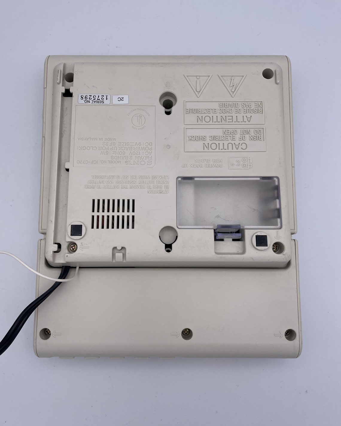 Vintage 90s Sony Dual Alarm Digital Clock Radio ICF-C770 - Etsy