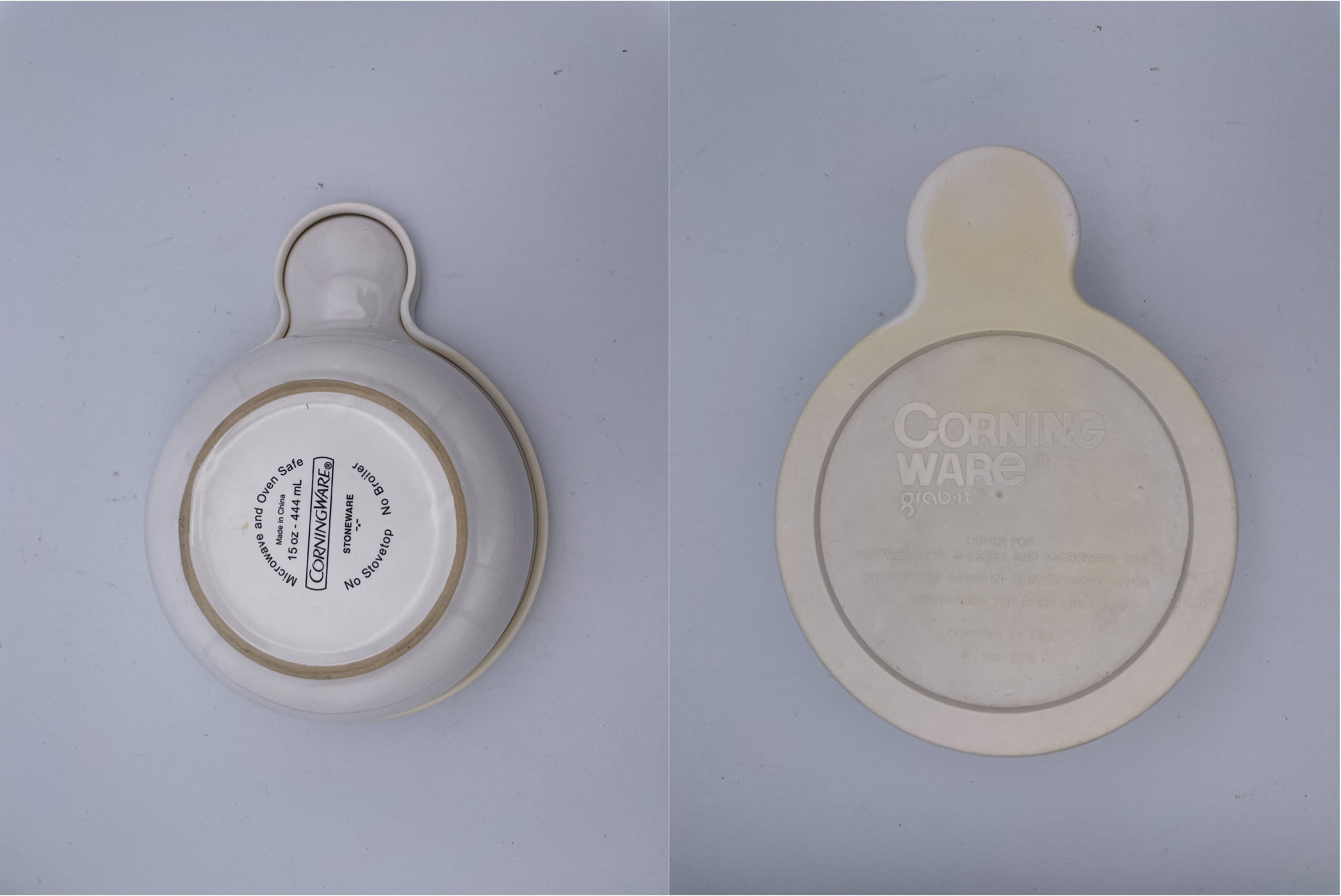 Corning Ware White Grab It, Heat N Serve Single Serving Bowls, Sold ...