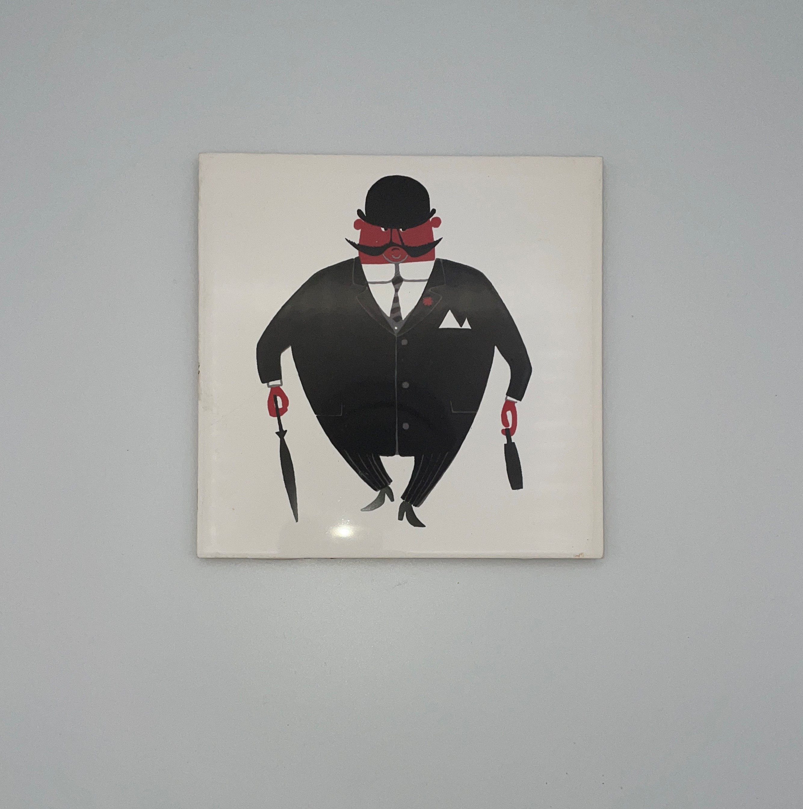 Vintage Kenneth Townsend Ceramic Tiles the City Gent and the London ...