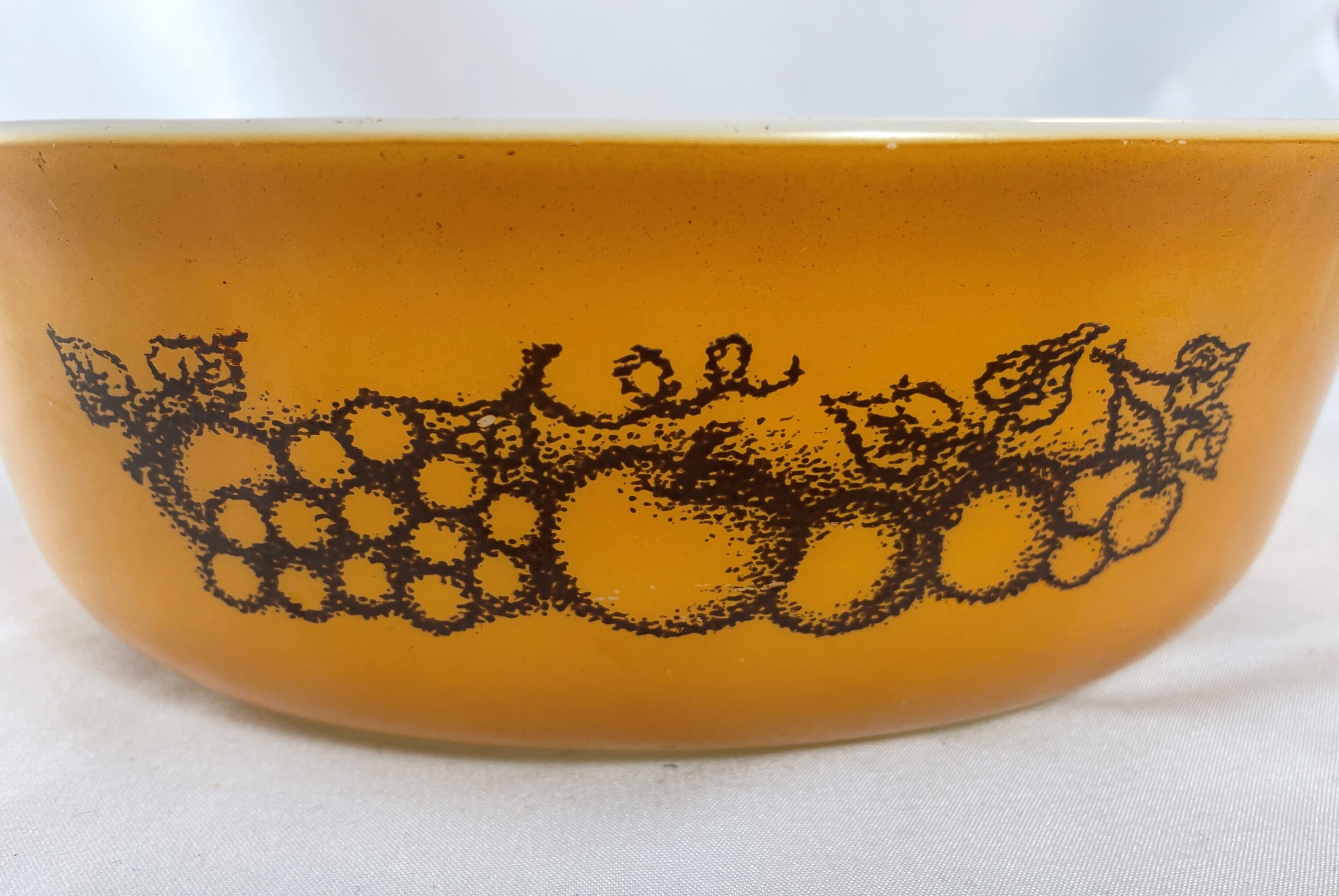 Vintage Pyrex Old Orchard Covered Casserole Dish, 1 1/2 Quart - With ...