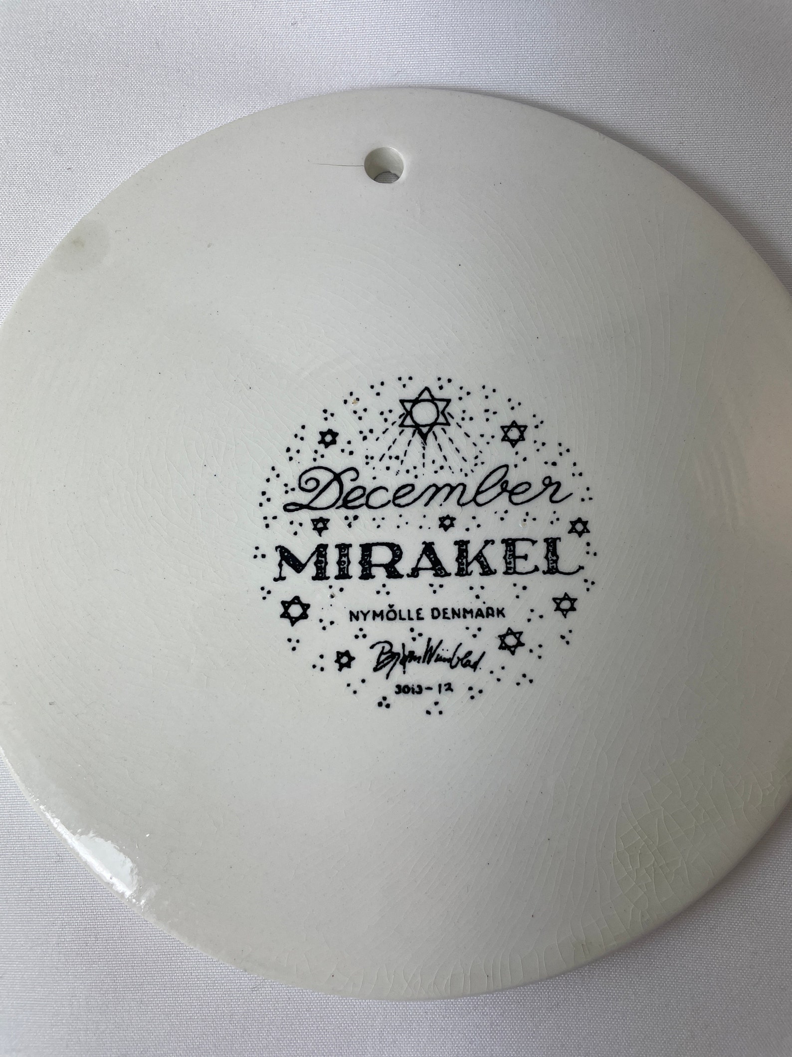 Bjorn Wiinblad December Calendar Year Month Wall Plaque - Etsy