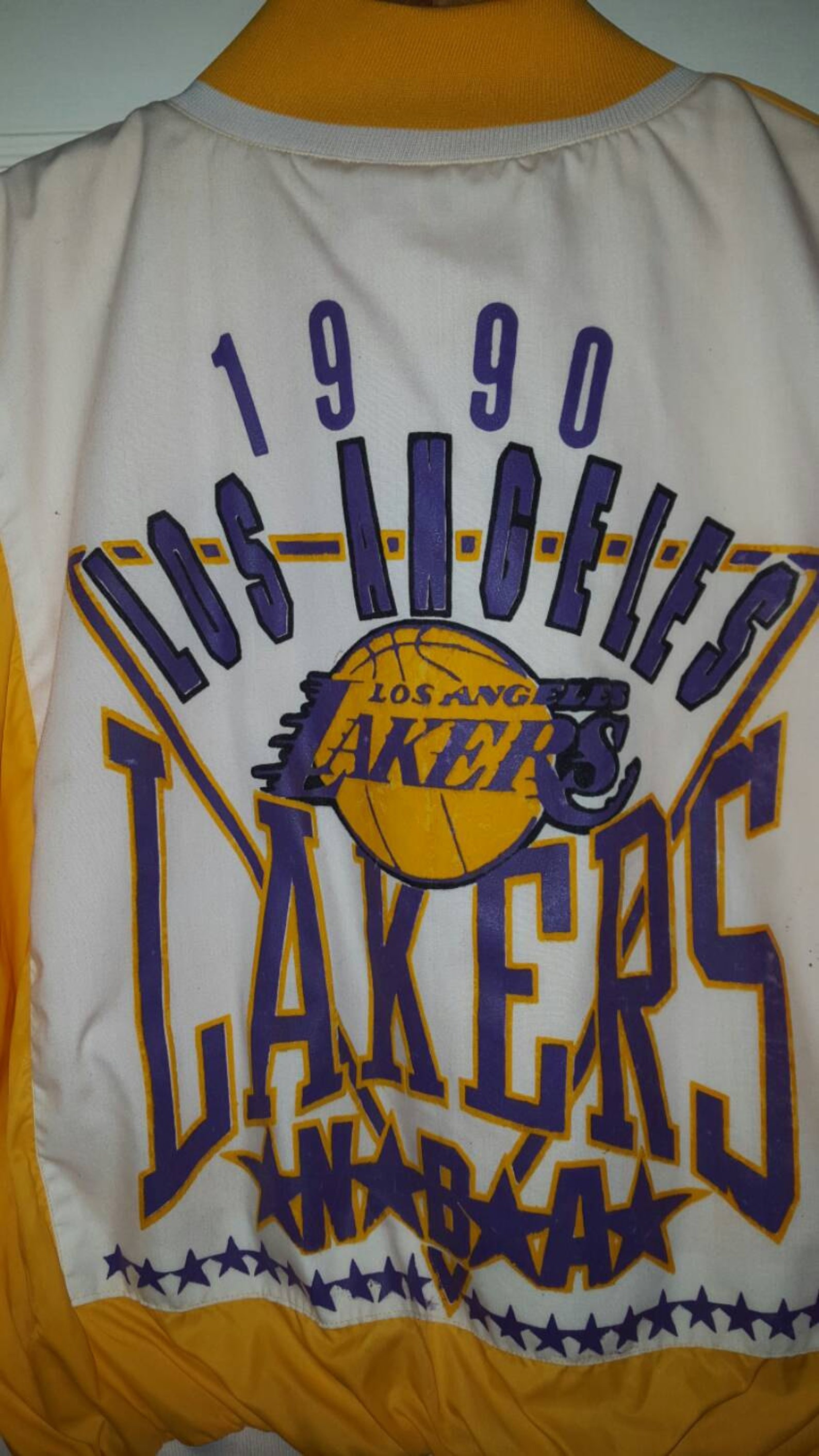 Los Angeles Lakers 1990 Vintage Jacket XL NBA Basketball 90s - Etsy