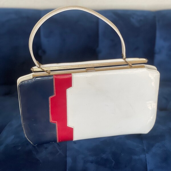 Red White Blue Purse - Etsy