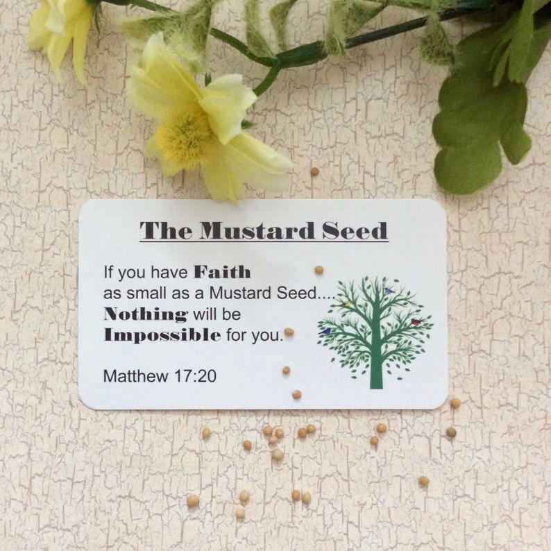 Faith of a mustard seed necklace in rose gold Rose gold | Etsy