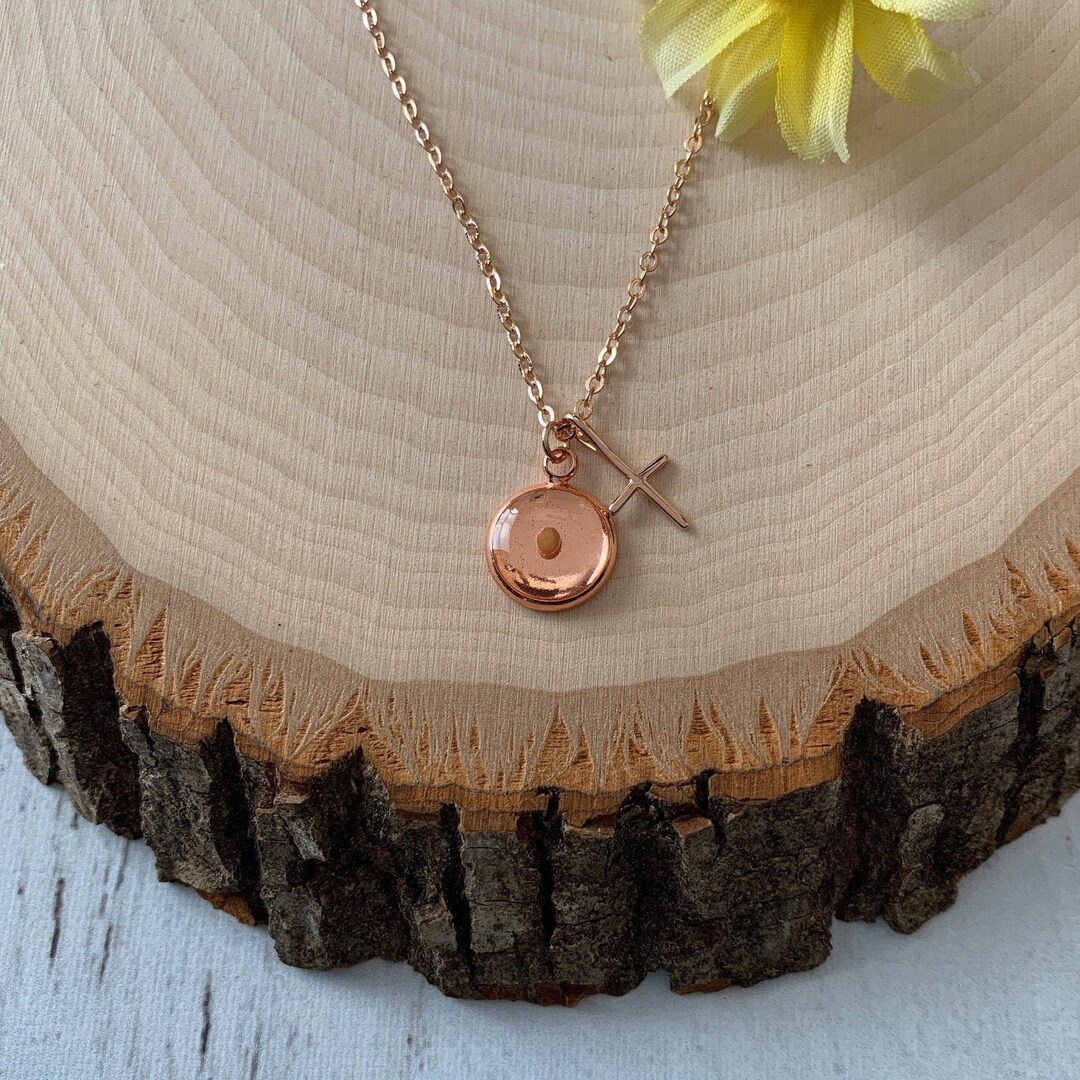 Faith of a Mustard Seed Necklace in Rose Gold, Rose Gold Faith Necklace ...