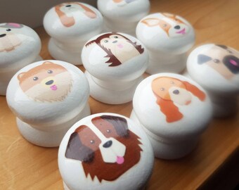 Dog Drawer Pulls | Etsy