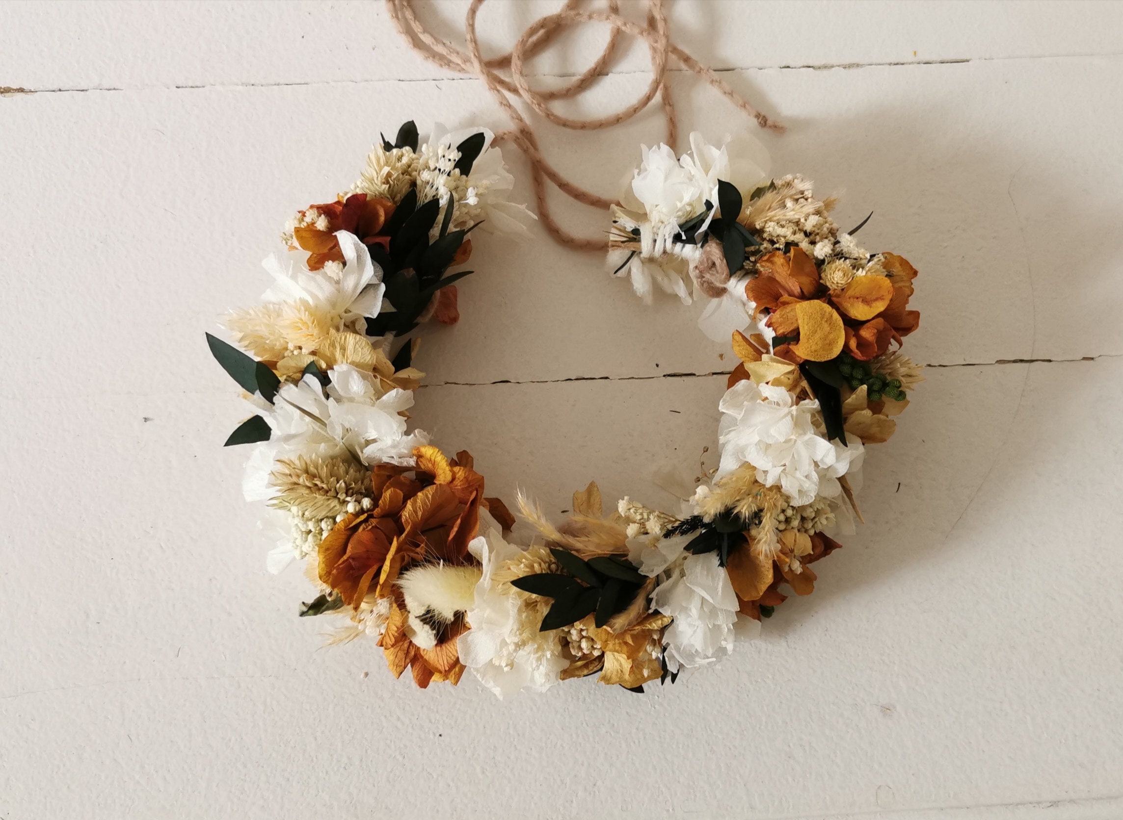 Medium Crown With Preserved Flowers. | Etsy
