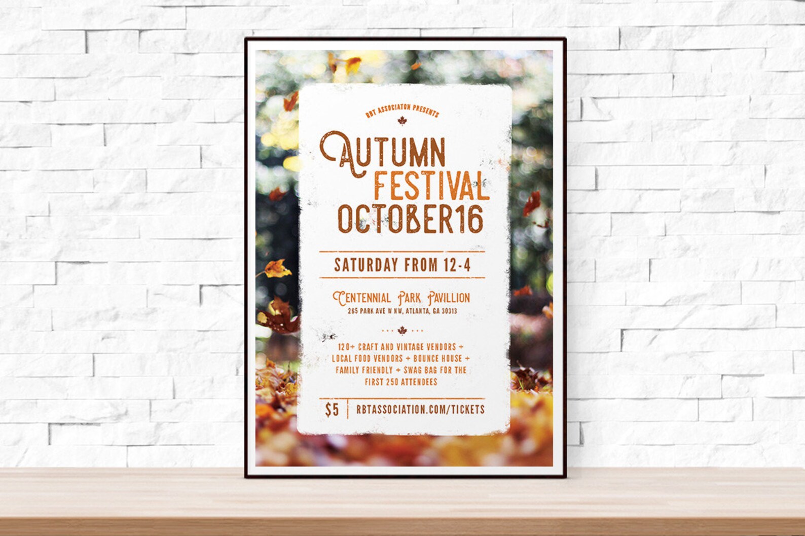 DIY Printable Fall Festival Flyer Template, Word Flyer Templates ...