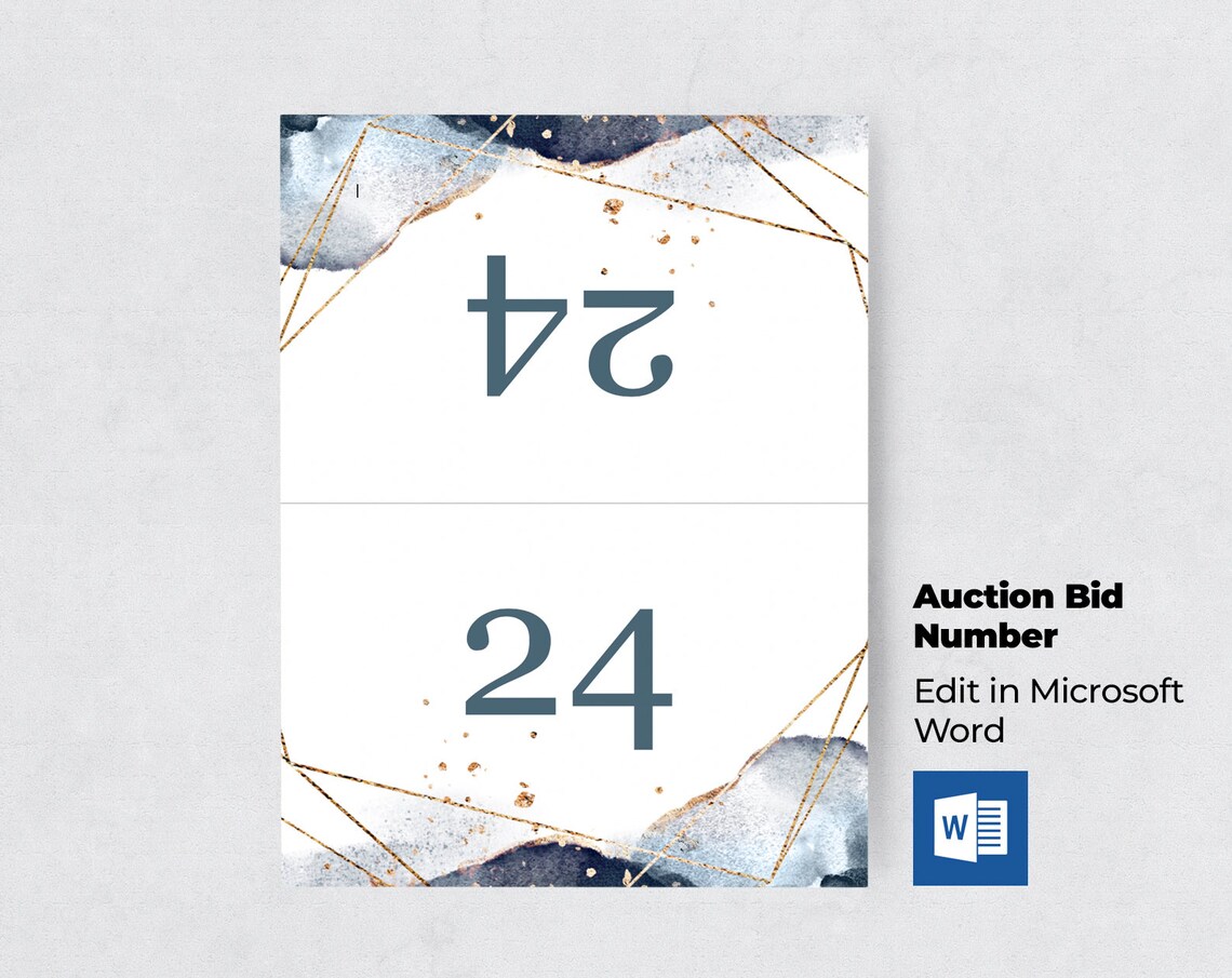 DIY Printable Gala Benefit Dinner Program and Auction Template for ...