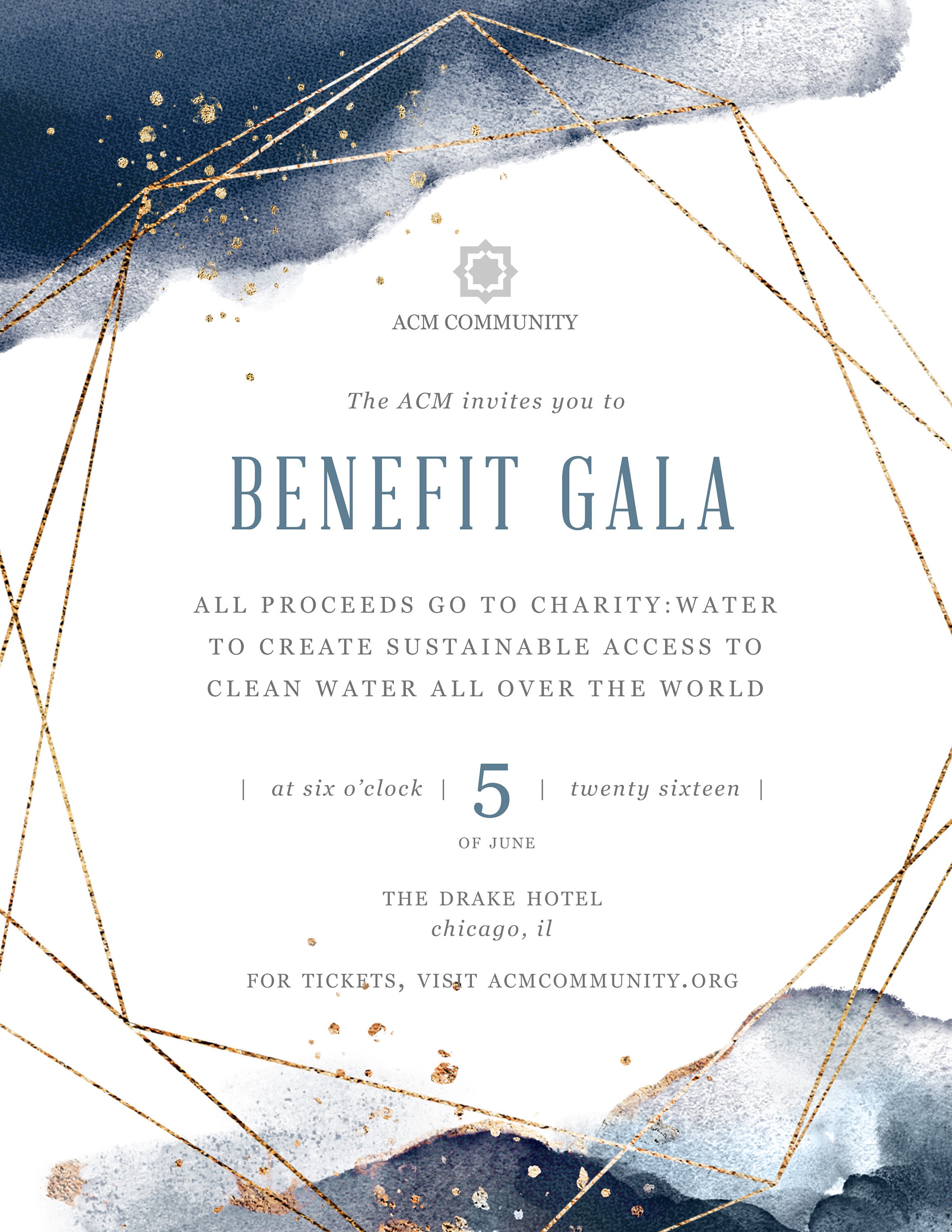 DIY Printable Gala Benefit Dinner Event Flyer Template for Microsoft ...