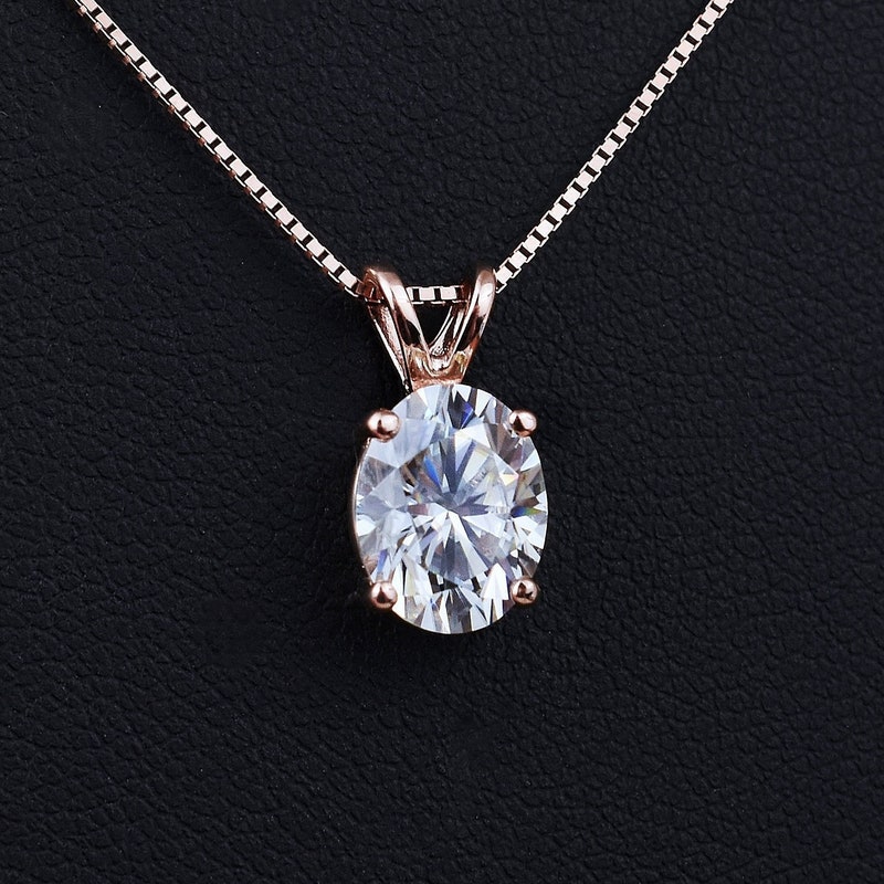 Moissanite Pendant - Etsy