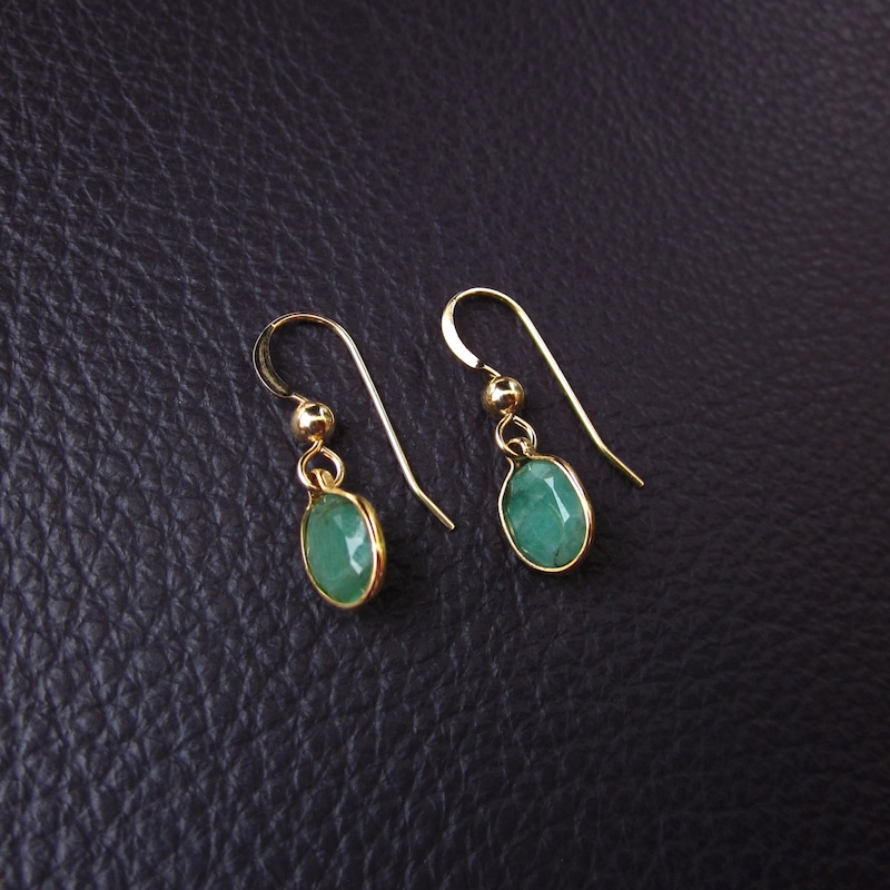 Emerald Earrings - Etsy