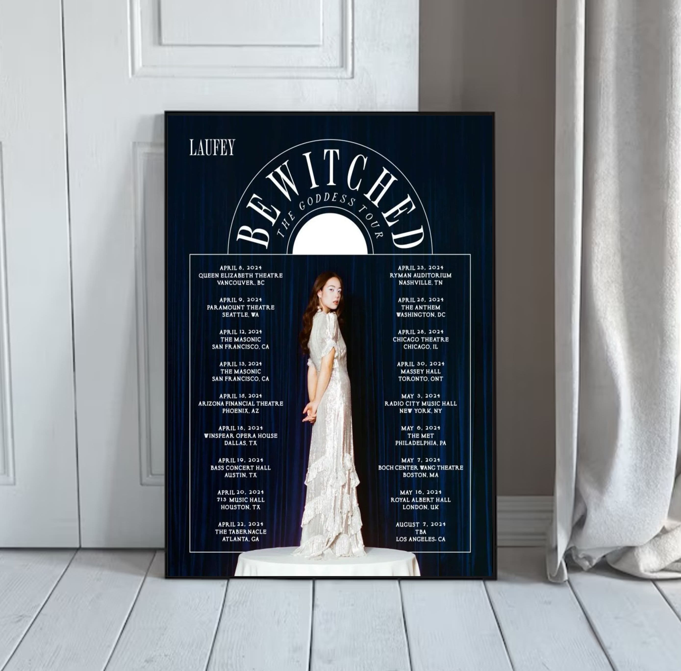 Laufey The Bewitched Tour 2024 Poster sold by Kristy Blunder | SKU ...