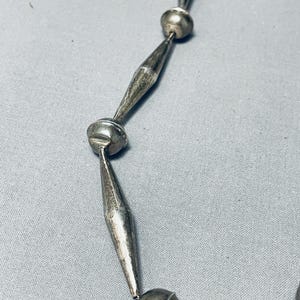 Rare Older Longer Vintage Native American Navajo Torpedo Sterling ...