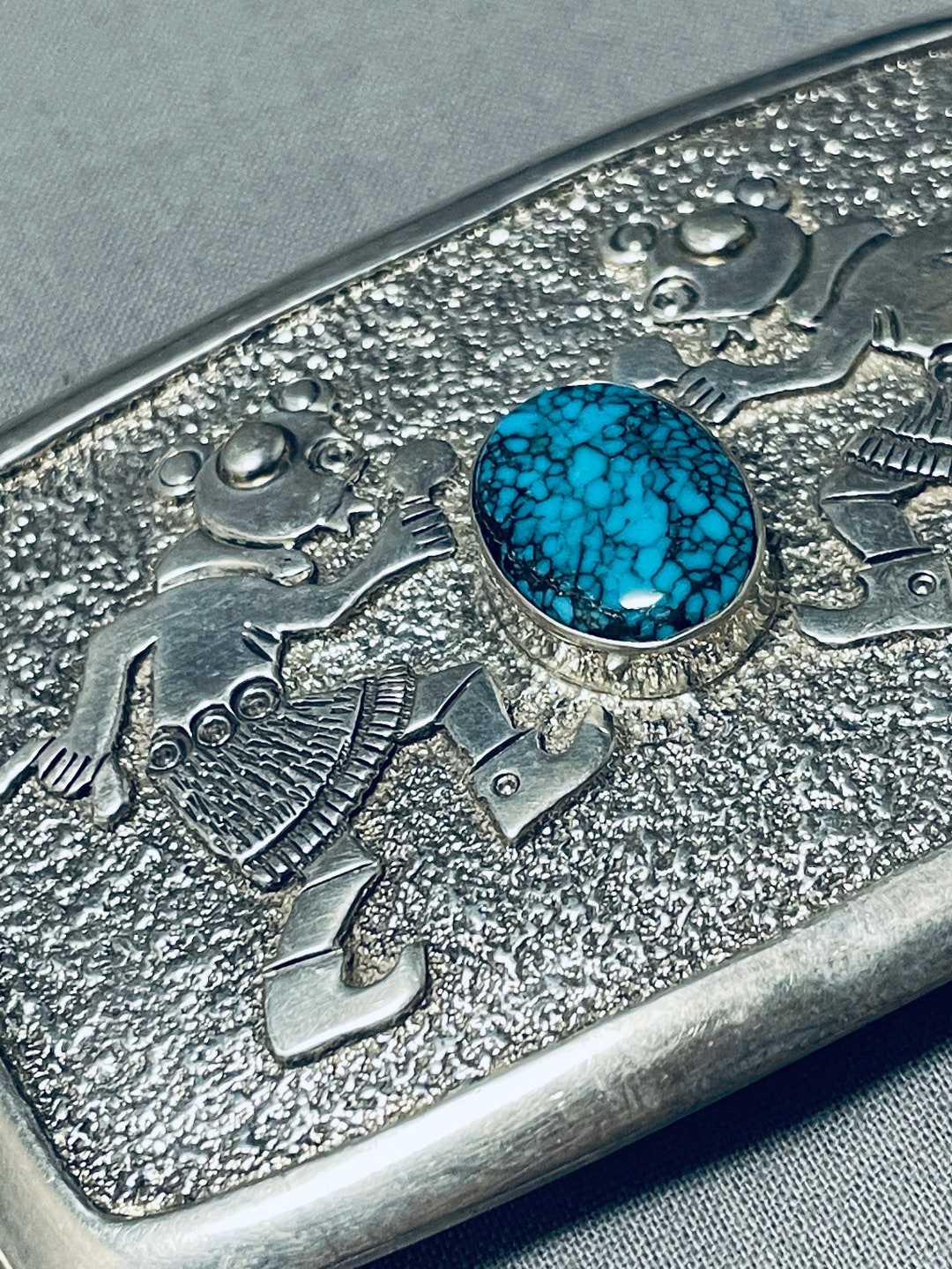 Heavy Dancing Kachian Vintage Native American Navajo Sterling - Etsy