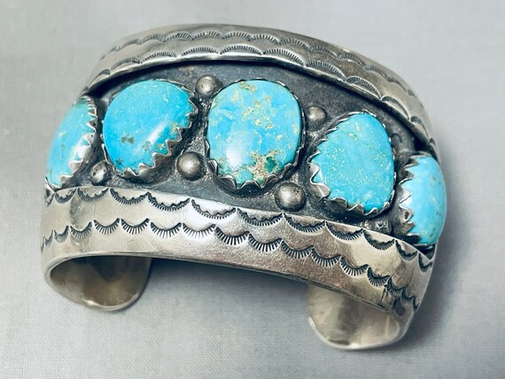 Rare Easter Blue Turquoise Vintage Native American Na… - Gem