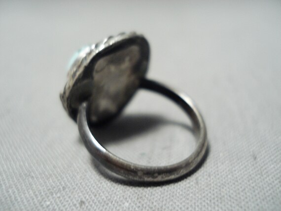 Rare Vintage Native American Navajo Gilbert Turquoise… - Gem