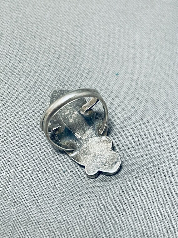 Rare Vintage Native American Navajo Blue Gem Turquois… - Gem