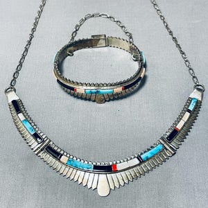 Native American Important Vintage Navajo Turquois Clasp Bracelet ...