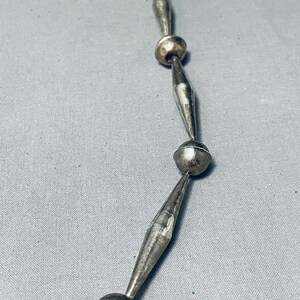 Rare Older Longer Vintage Native American Navajo Torpedo Sterling ...