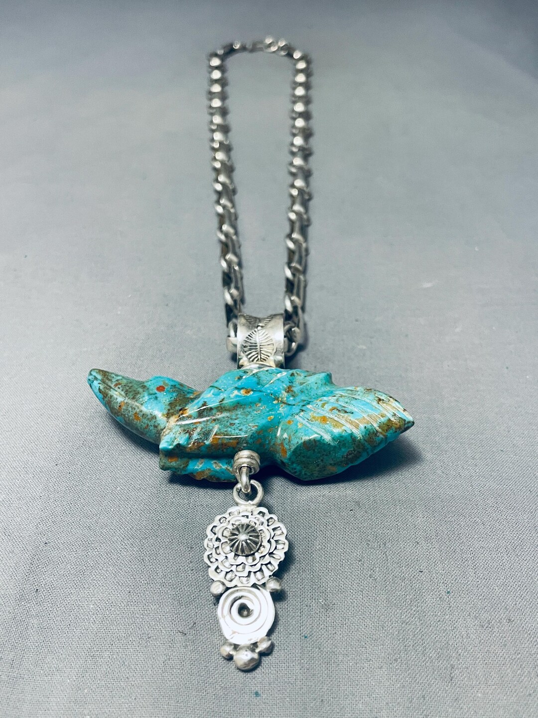 Important Ben Begaye (d) Vintage Native American Navajo Turquoise ...