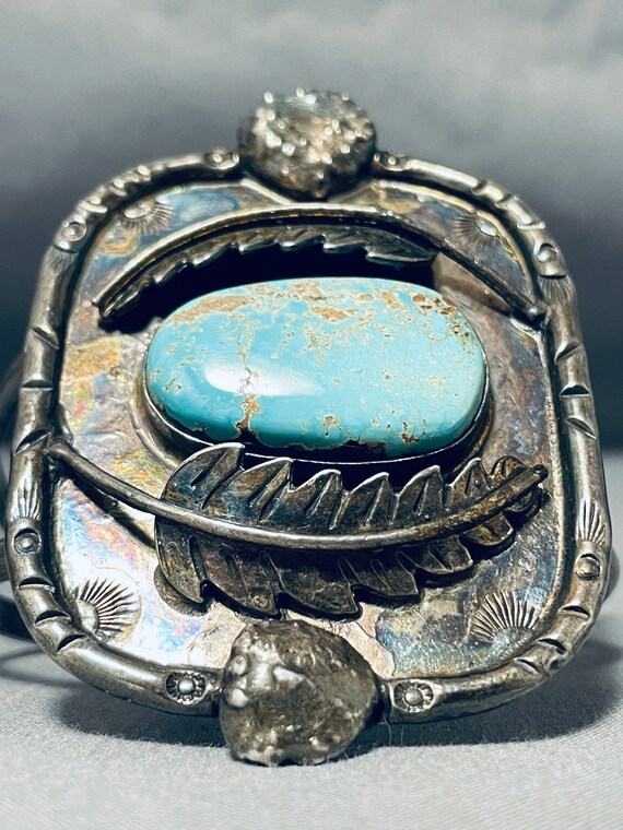 Native American Rainbow Patina Very Rare Vintage Nava… - Gem