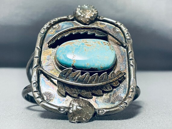 Native American Rainbow Patina Very Rare Vintage Nava… - Gem
