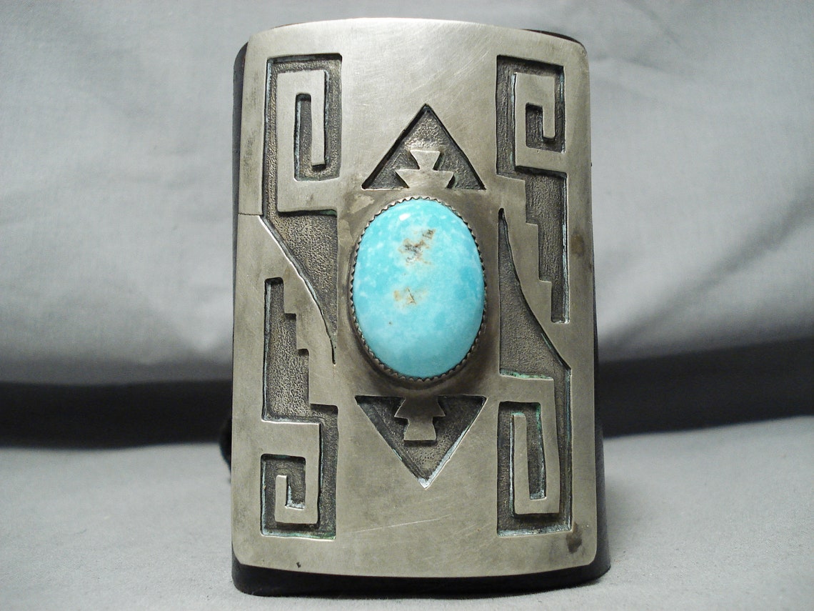 Native American Very Rare Vintage Hopi Turquoise Sterling - Etsy