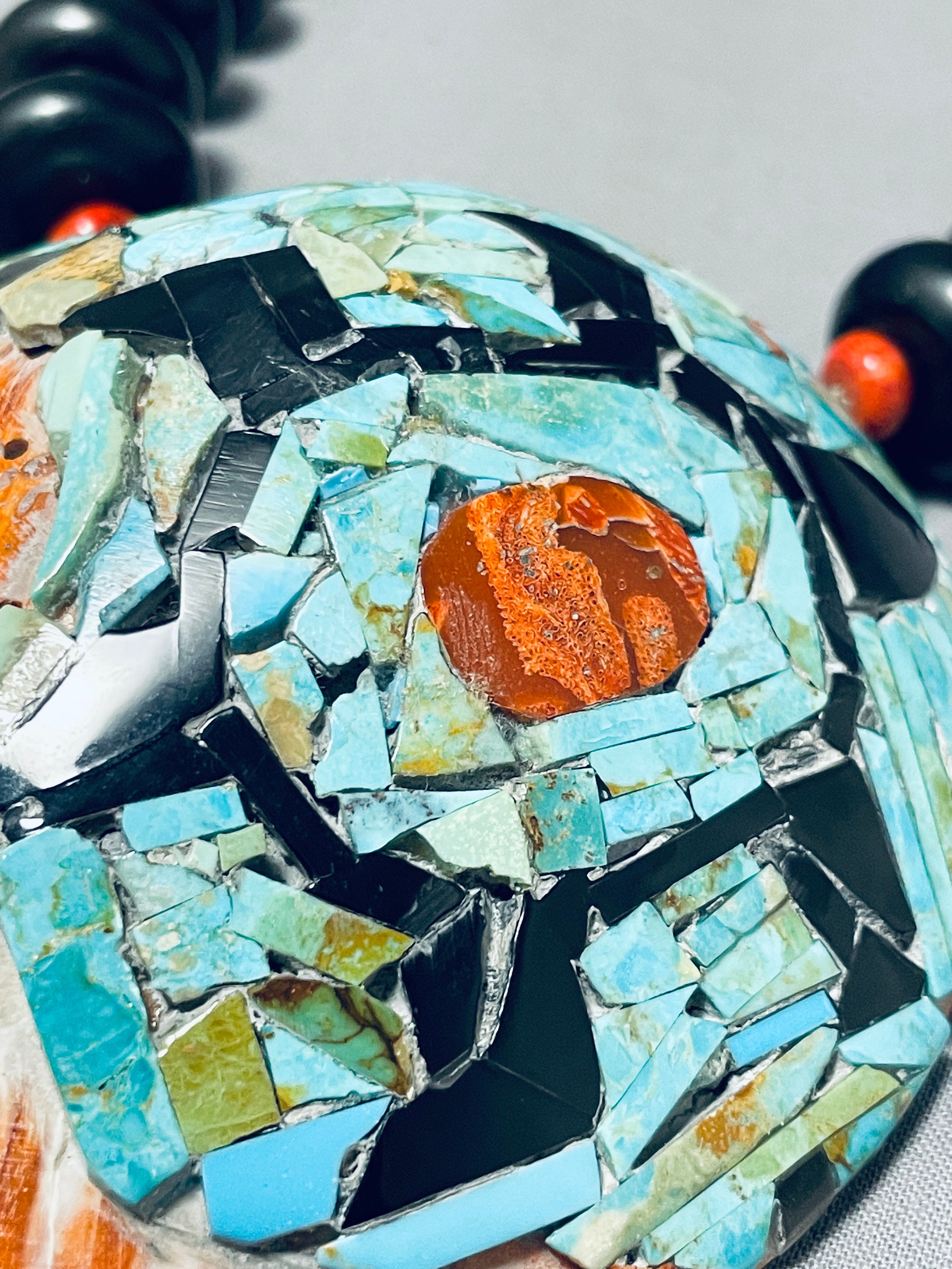 Native American Turtle Inlay Vintage Santo Domingo Turquoise - Etsy